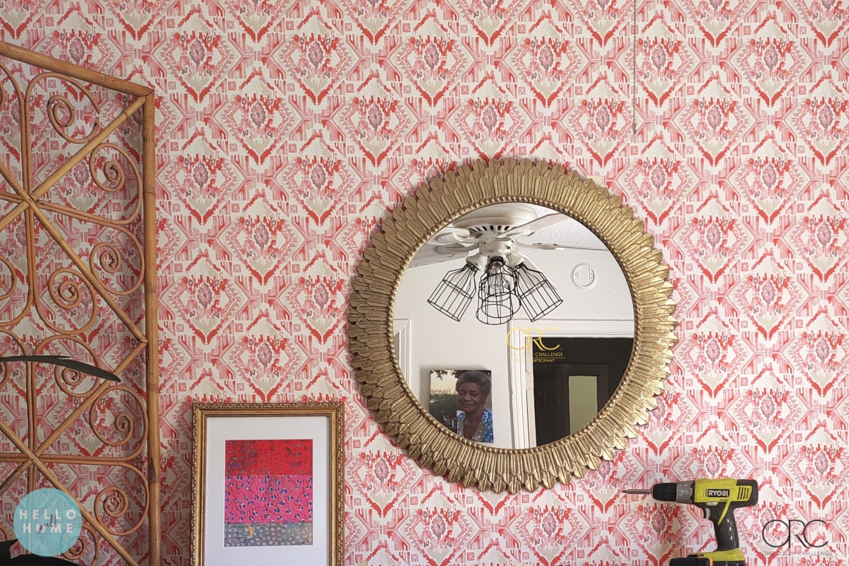 How to hang a heavy mirror (measurements included) - Hello home, girl!